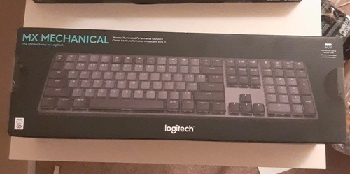 Logitech MX Mechanical Wireless Keyboard - Graphite (Tactile Quiet ...