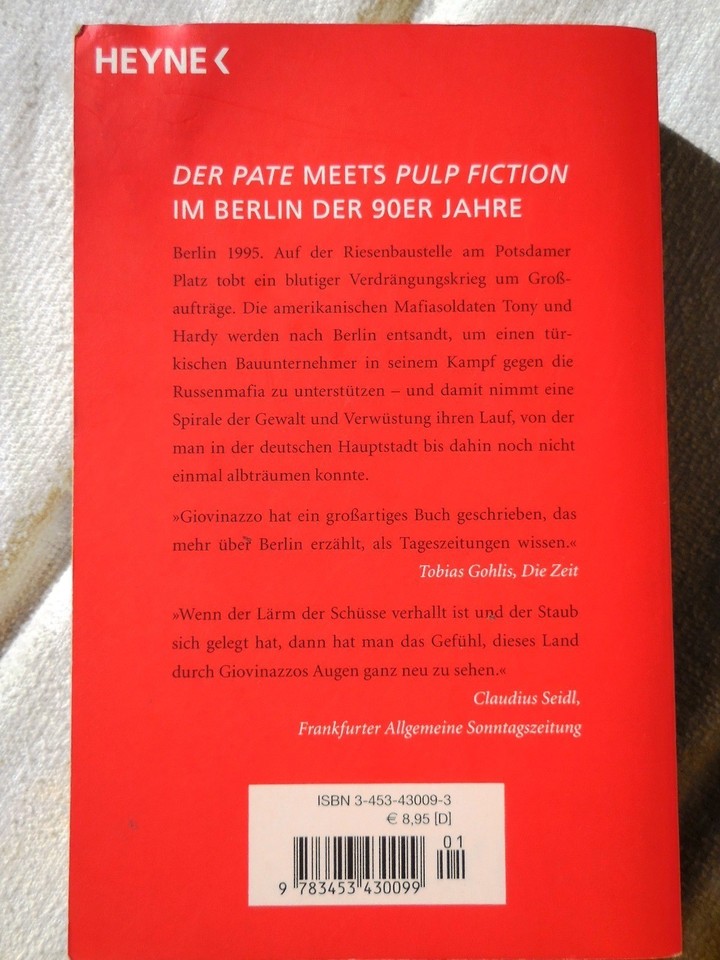 Potsdamer Platz: PULP FICTION für Fortgeschrittene GERMAN Buddy ...