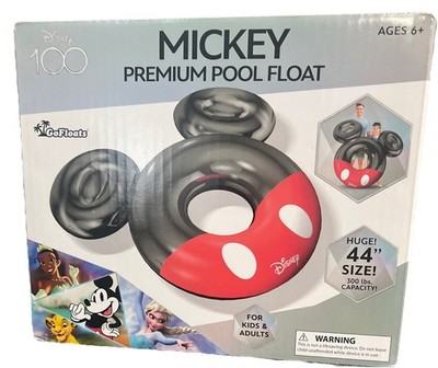 Disney Mickey Mouse Swimming Pool Float Premium 44in 300lbs Huge ...