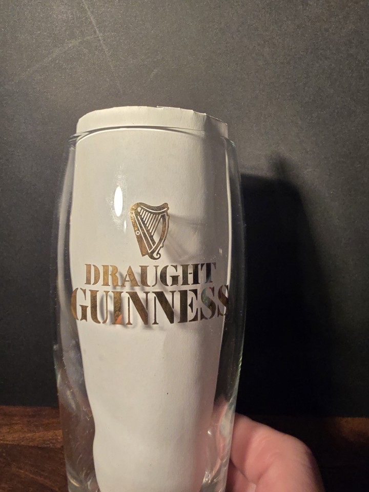 Rare Vintage Draught Guinness Glass From The Export Market Circa 1960s ...