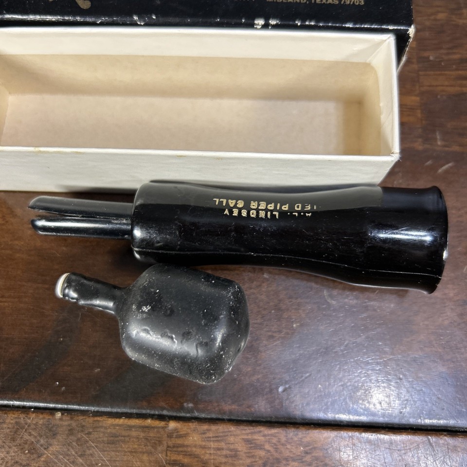 VINTAGE A L LINDSEY PIED PIPER CALL RABBIT IN DISTRESS PREDATOR CALL ...