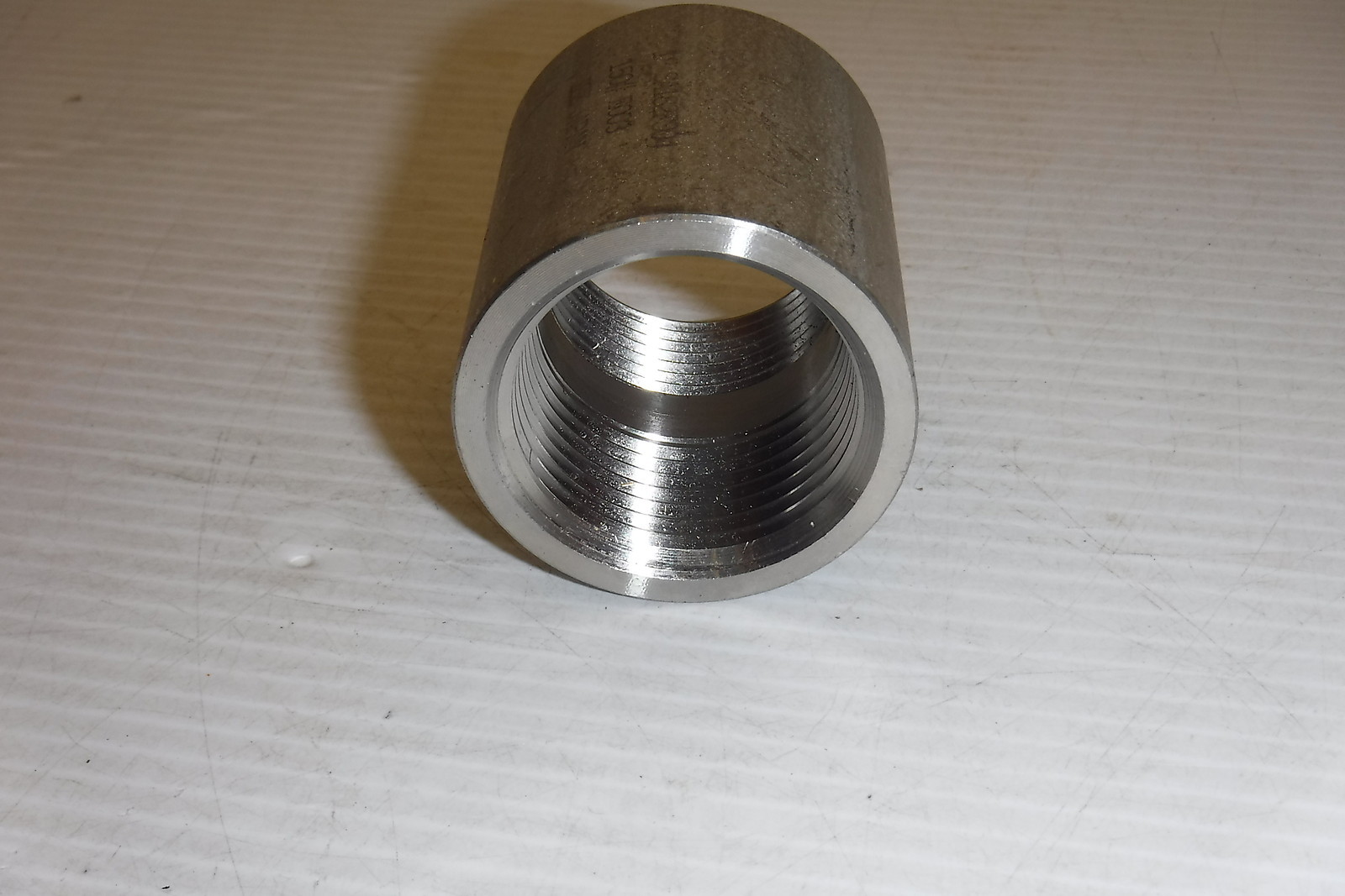 STAINLESS STEEL (304) THREADED COUPLING SA182F304 1" FNPT x 1-3/4" LONG ...