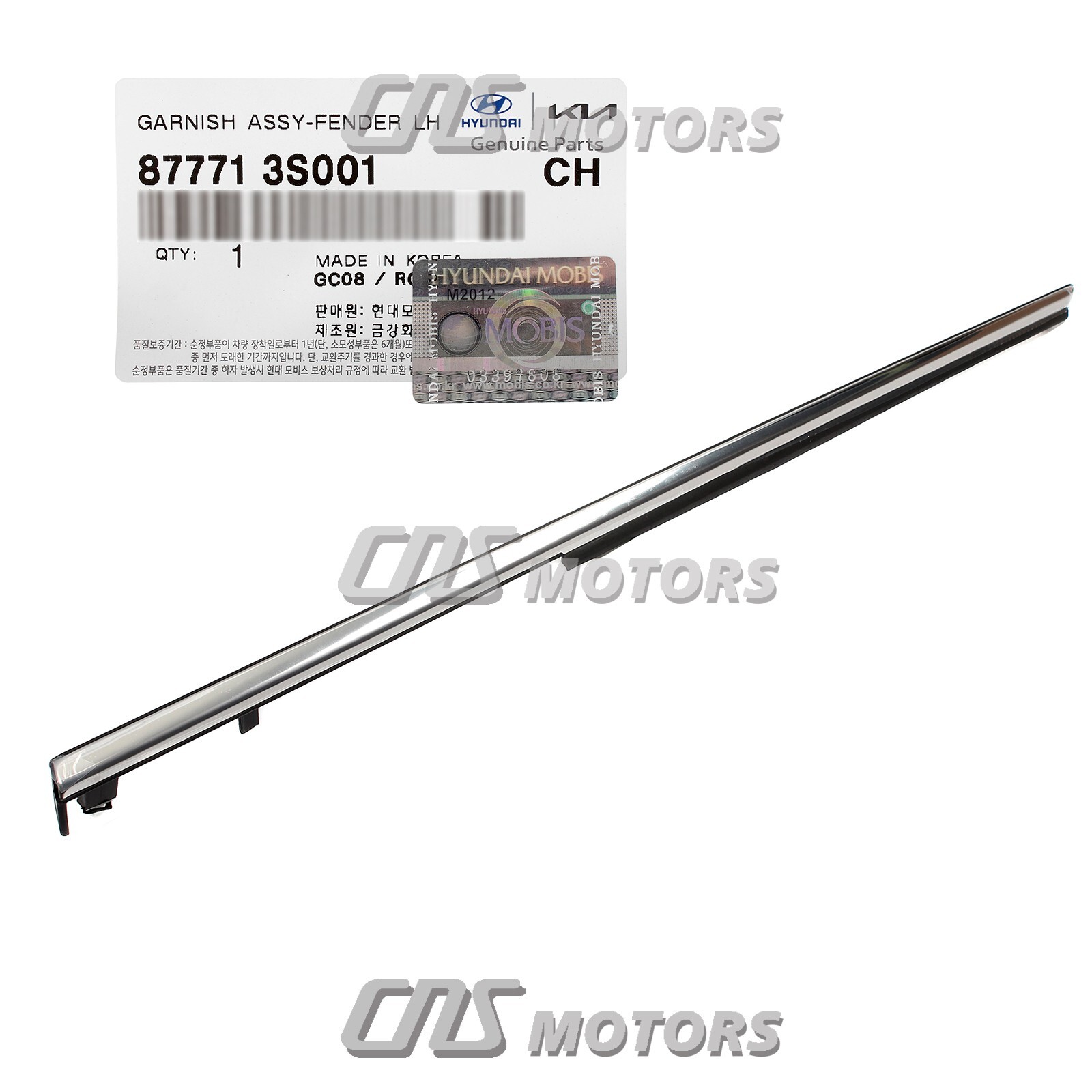 OEM Chrome Fender LH & RH 2pcs Moldings for Hyundai Sonata 2011-2015⭐⭐⭐ ...