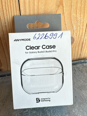 Official Samsung Galaxy Buds 3 / 3 Pro Shockproof Clear Headset Case ...