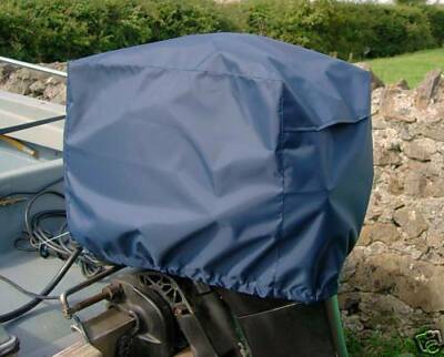 Outboard Motor Boat Engine Cover 30-90 HP Size 4 Waterproof Vented Navy ...