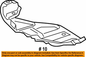 51442-12210 Toyota Cover, engine under, no.2 5144212210, New Genuine ...