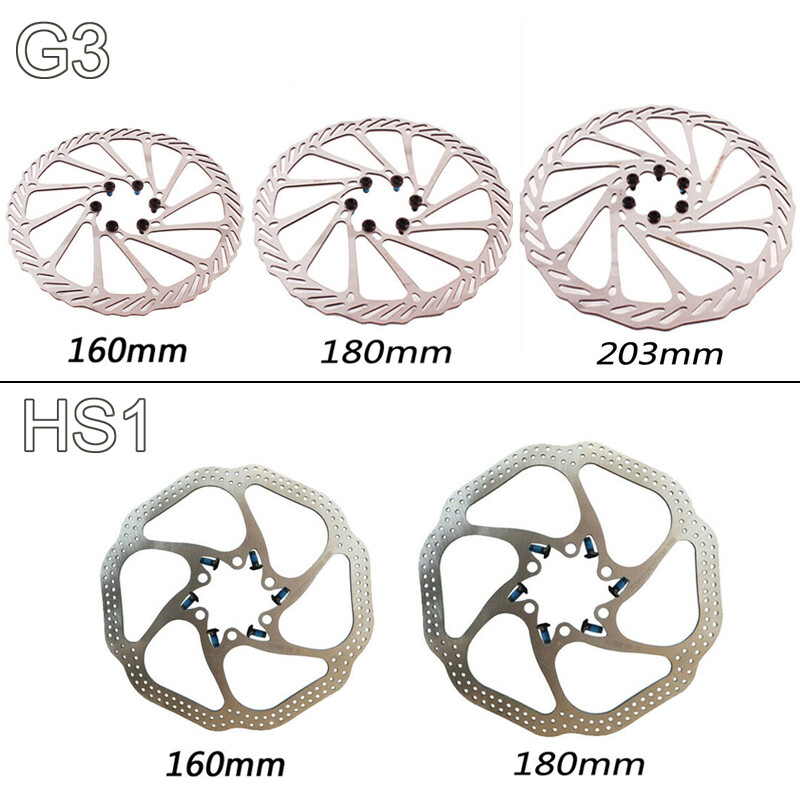 fit Shimano SRAM Disc Brake Rotors 6 Bolt 140/160/180/203mm MTB/Road ...