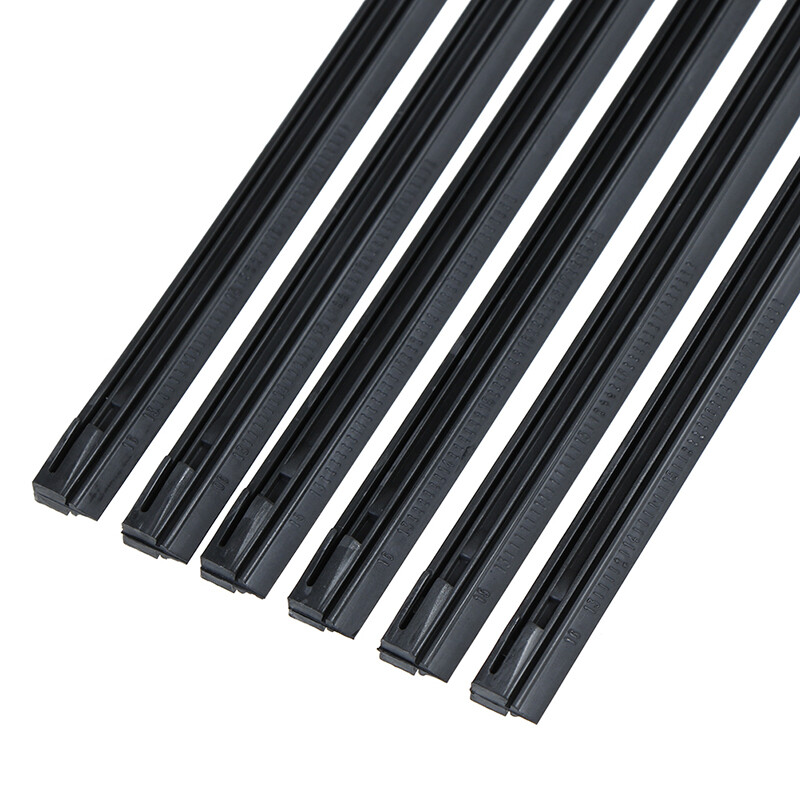 2Pcs Car soft rubber bone windshield wiper blade refill strips 6mm 14 ...
