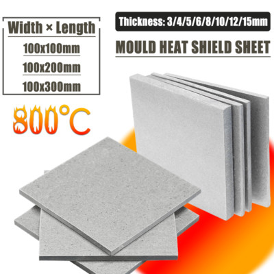 HIGH TEMP 800℃ Mould Heat Shield Sheet Thermal High Temp Insulation ...