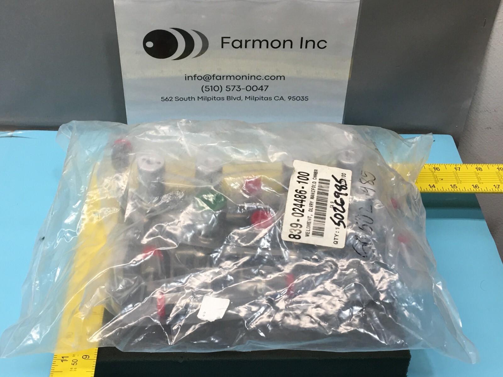 LAM 839-024486-100 Weldment, DLVRY Manifold Chamber, 135595 | eBay