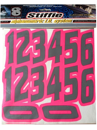 Stiffie Hardline HL16 Boat PWC ID Numbers Decal Jet Ski Registration ...