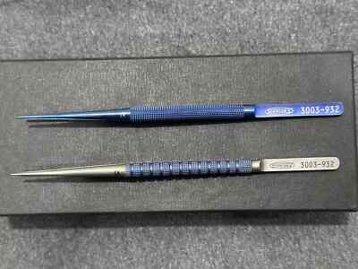 Lot OF 2 Scanlan 3003-932 Legacy Micro Forceps,1.0mm Debakey Tip, 7 1/8 ...