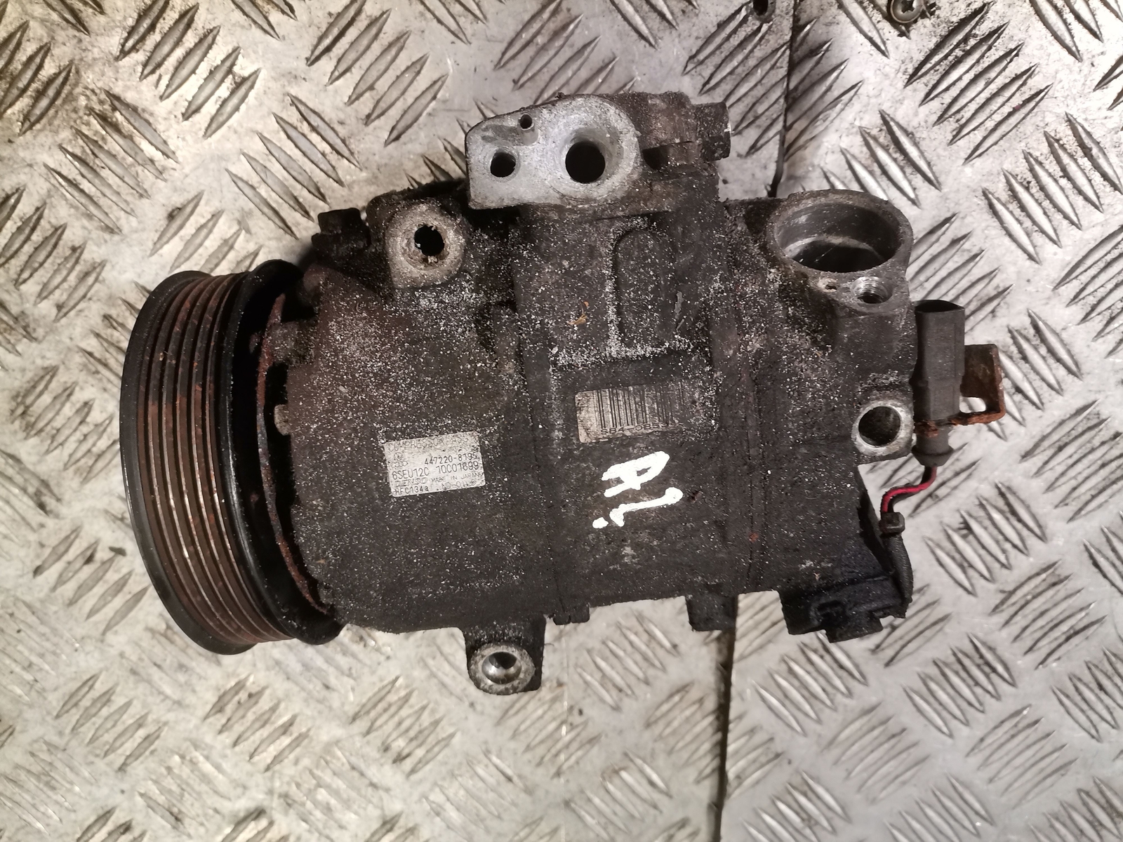 AUDI A2 8Z0 Klimakompressor 6seu12c 10c01699 1.40 Diesel 2002 17814648 ...