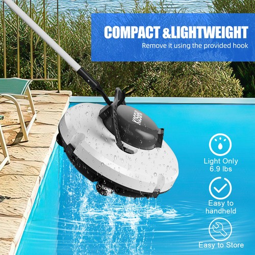 KOSGHO Cordless Robotic Pool Cleaner Automatic Above In-Ground Pool ...