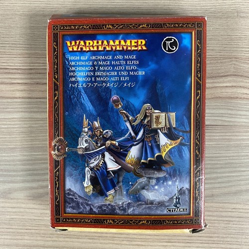 HIGH ELF ARCHMAGE AND MAGE WARHAMMER AGE OF SIGMAR THE OLD WORLD ELVES ...