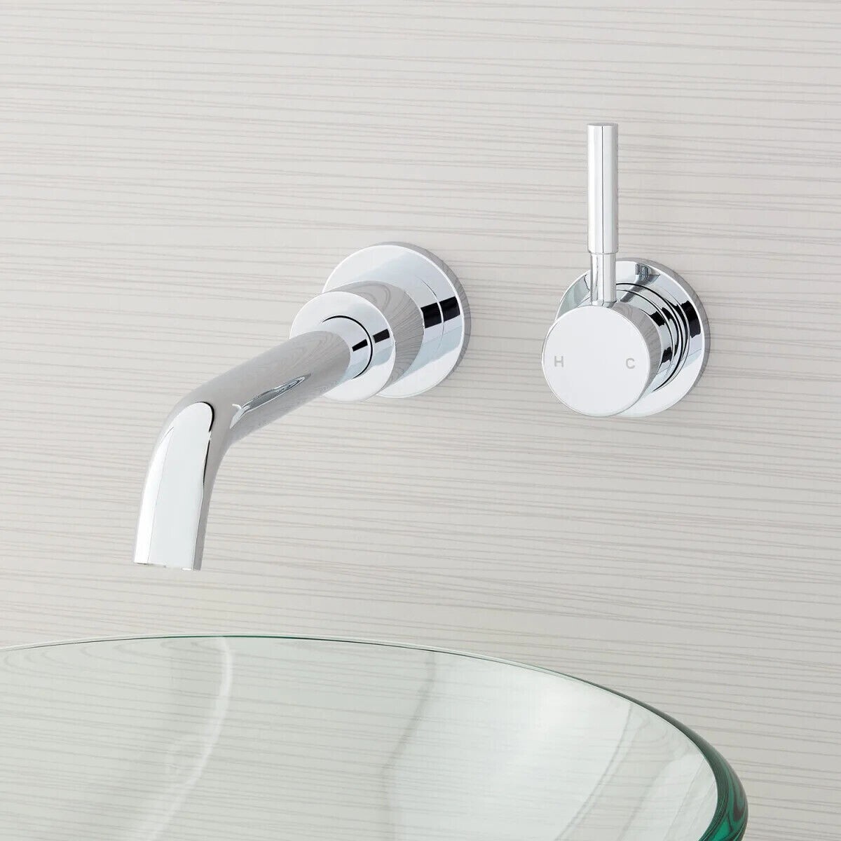 Mirabelle Mirwsced100cp Edenton 1.2 GPM Wall Mounted Faucet With Single ...