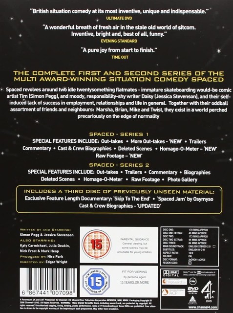 Spaced 3 Disc Collectors Edition DVD Boxed Set Television Show BBC ...
