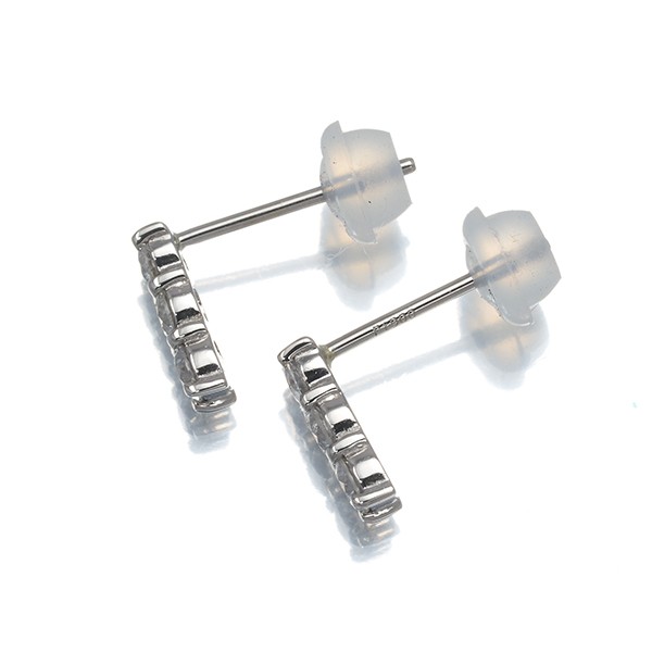 Diamond 0.15ct/0.15ct 3P earrings Pt900 GENJ | eBay UK