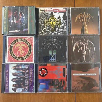 Queensryche Nine CD Lot Unplugged Ryche & Roll Rage For Order Promised ...