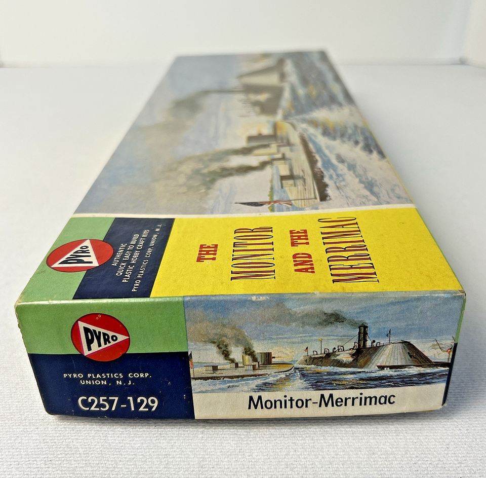 PYRO: The MONITOR & The MERRIMAC - Model Kit C257-129, 2 UNASSEMBLED/1 ...