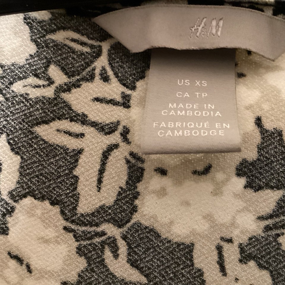 J Jill LS Black White & Tan Faux Wrap Dress Size XS | eBay