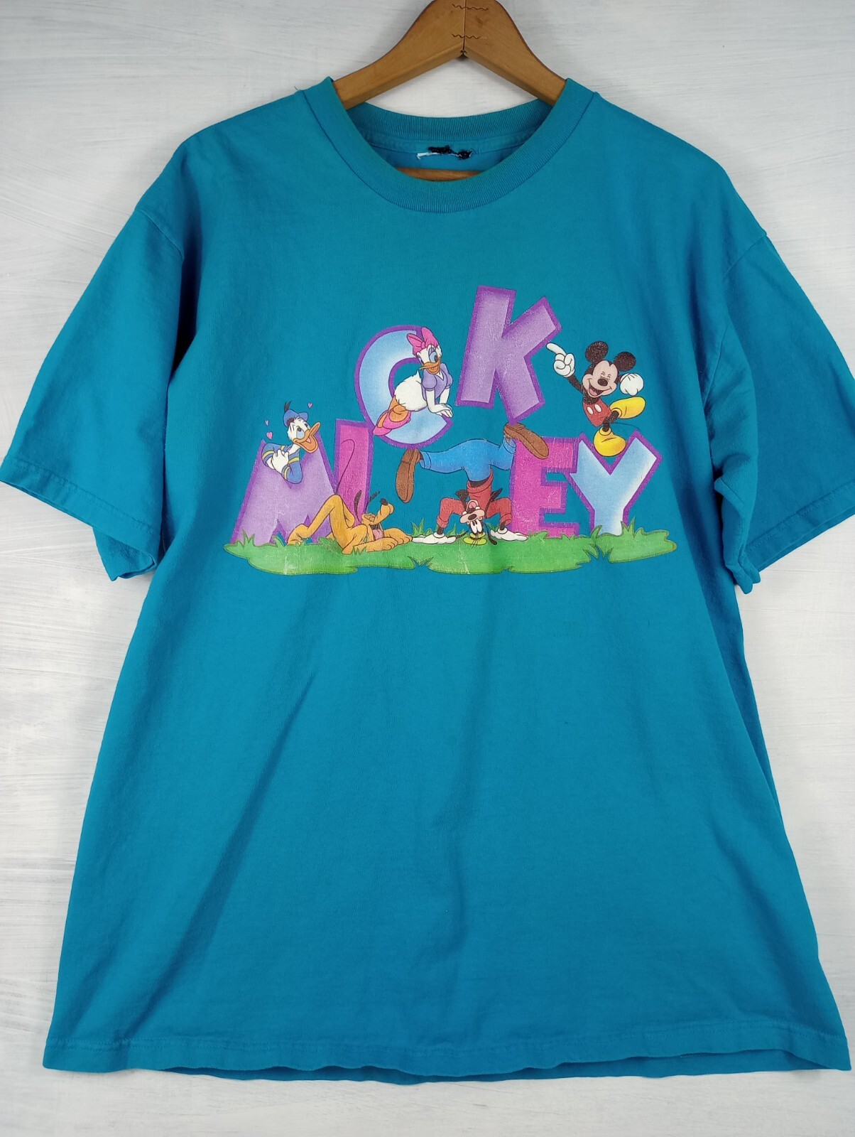 Vintage Mickey Mouse 90's T-shirt XL Walt Disney -Okay Mickey- | eBay