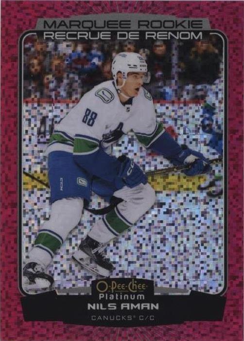 2022-23 O-Pee-Chee Platinum - Marquee Rookies Nils Aman #286 Violet ...