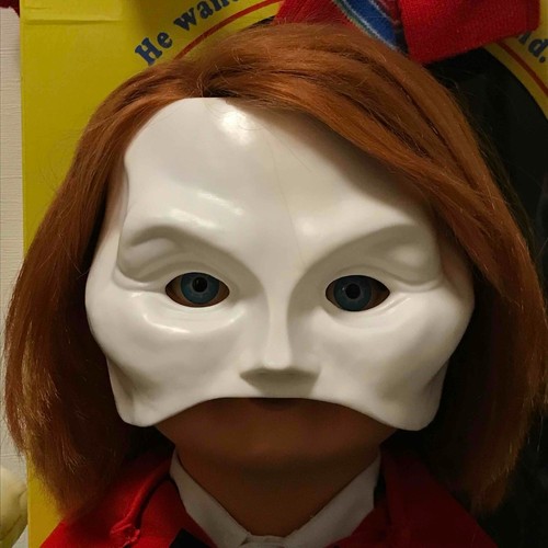 phantom of the opera mask replica for the good guys doll chucky | eBay