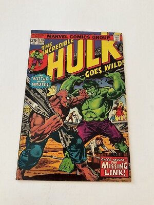 Incredible Hulk 179 Fine Fn 6.0 Marvel | eBay