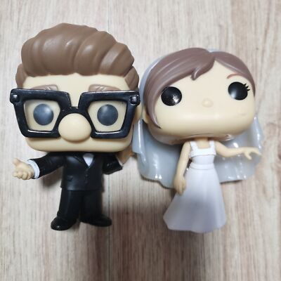 FUNKO POP Disney Pixar UP Carl And Ellie Wedding 2 PACK Exclusive ...