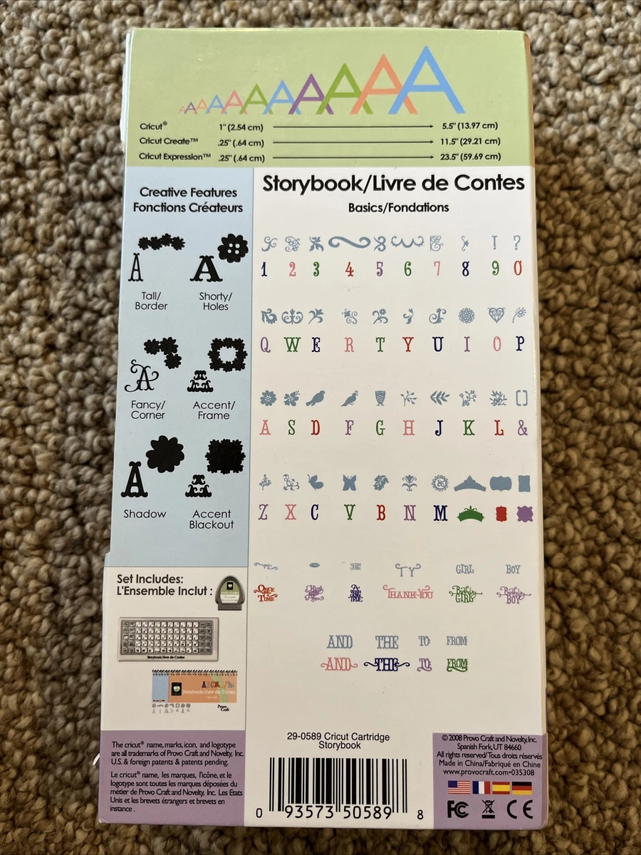 Storybook Font Cricut
