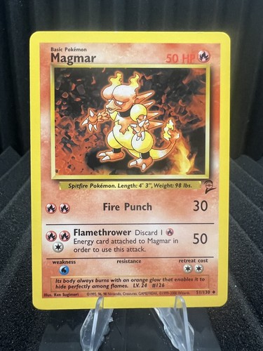 Magmar 51/130 - Base Set 2 - WOTC Pokemon Card MP | eBay
