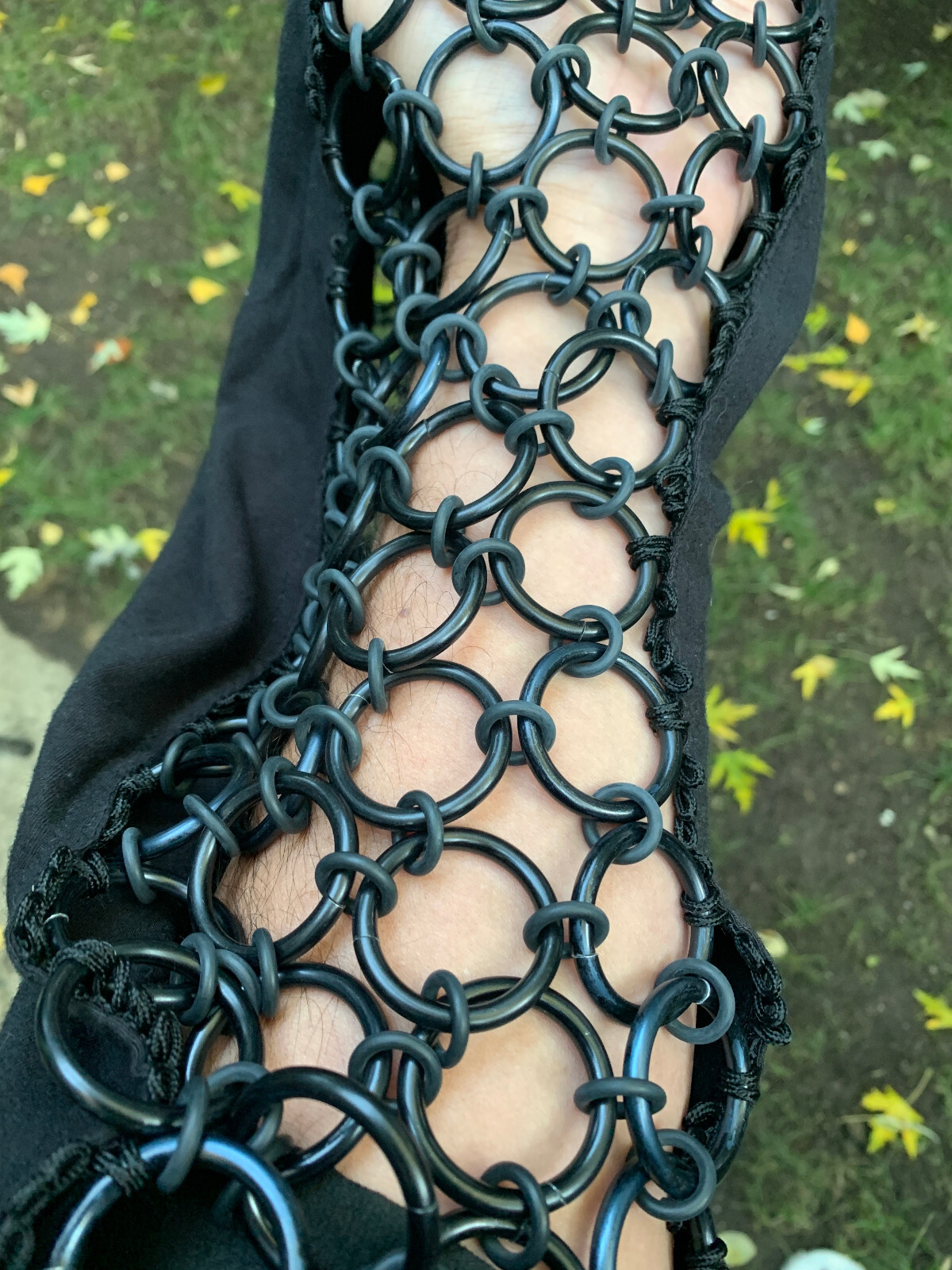 *David Spada Jersey Dress with Black Anodized Spiral … - Gem