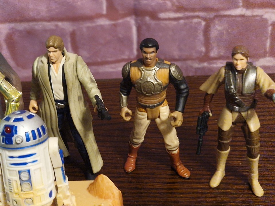 Vintage 1995-1997 Star Wars Kenner Figures Millenium Falcon Crew Bundle ...