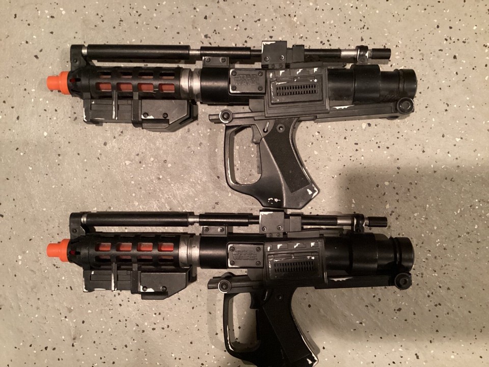 (2)Vintage 1999 Hasbro Star Wars 18.5" Stormtrooper Battle Droid ...