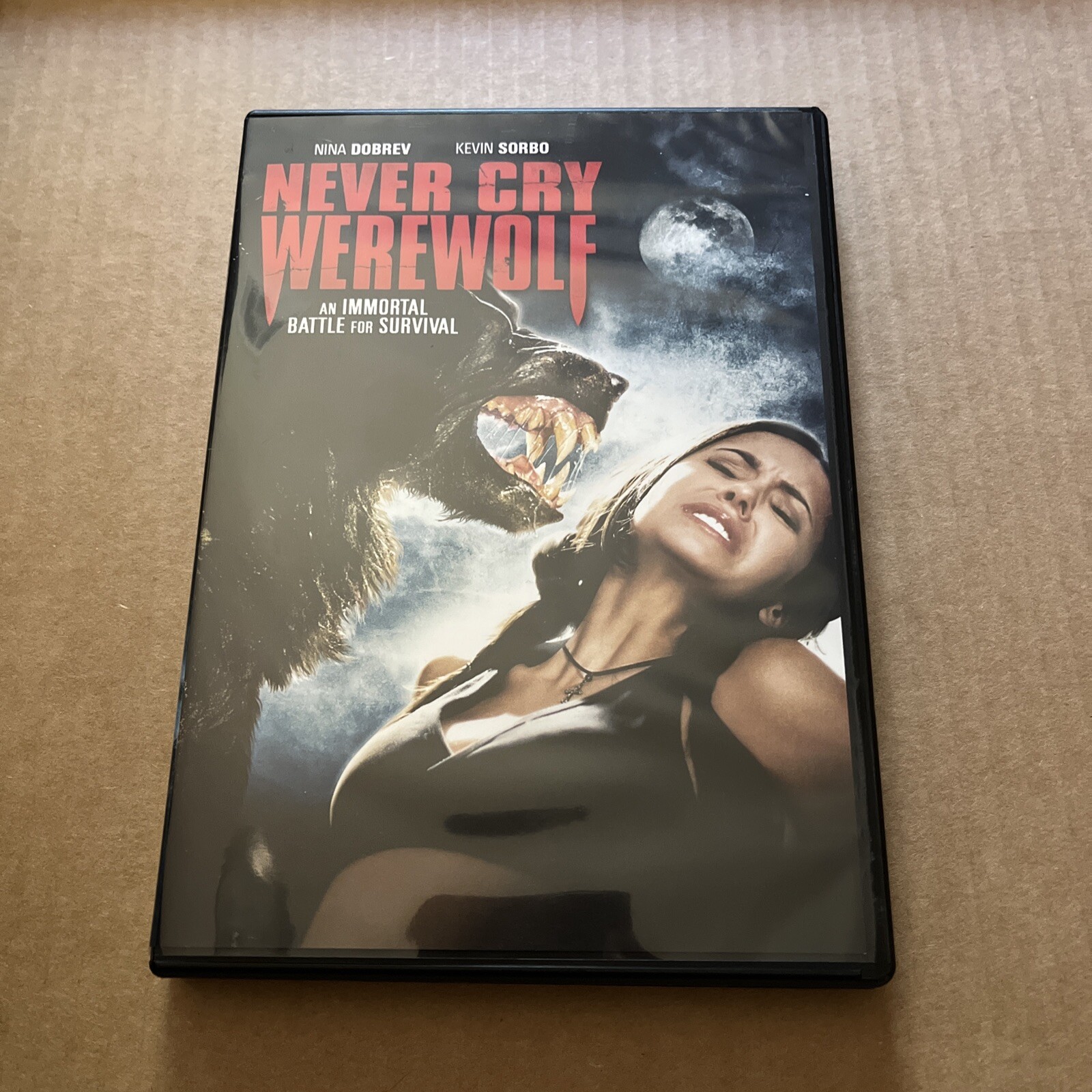Never Cry Werewolf (DVD, 2008) Nina Dobrev Kevin Sorbo Horror RARE OOP ...