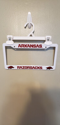 ARKANSAS RAZORBACKS PLASTIC LICENSE FRAME CAR TRUCK AUTO | eBay