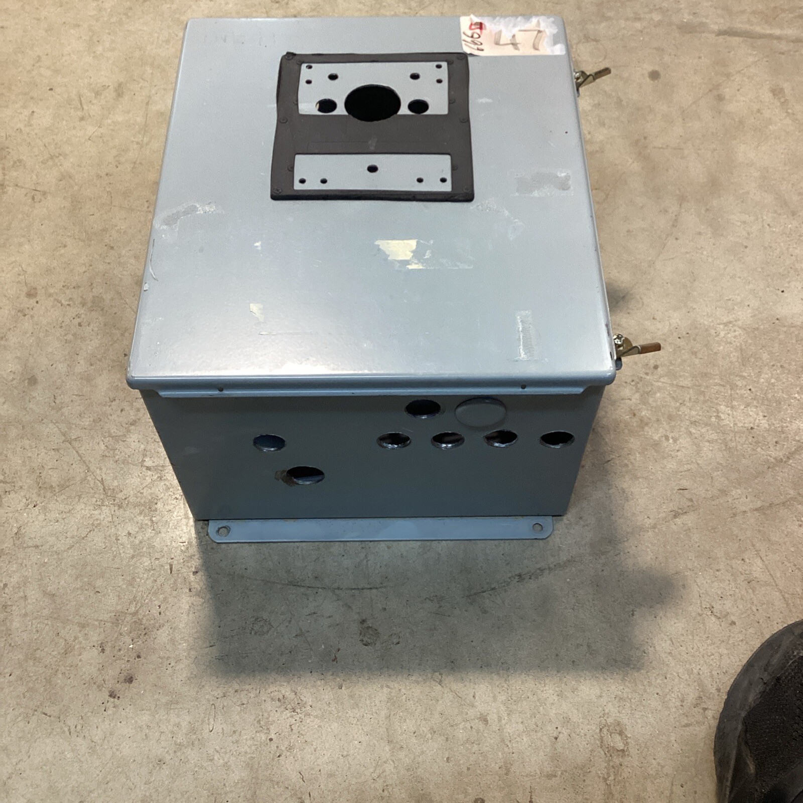 Hoffman A14128CH Electrical Enclosure 14x12x8" Terminal Block 9.5x5.5 ...