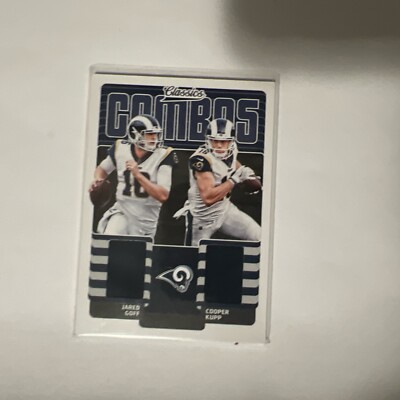 2018 Panini Classics Jared Goff Cooper Kupp Classics Combos Duel Patch ...
