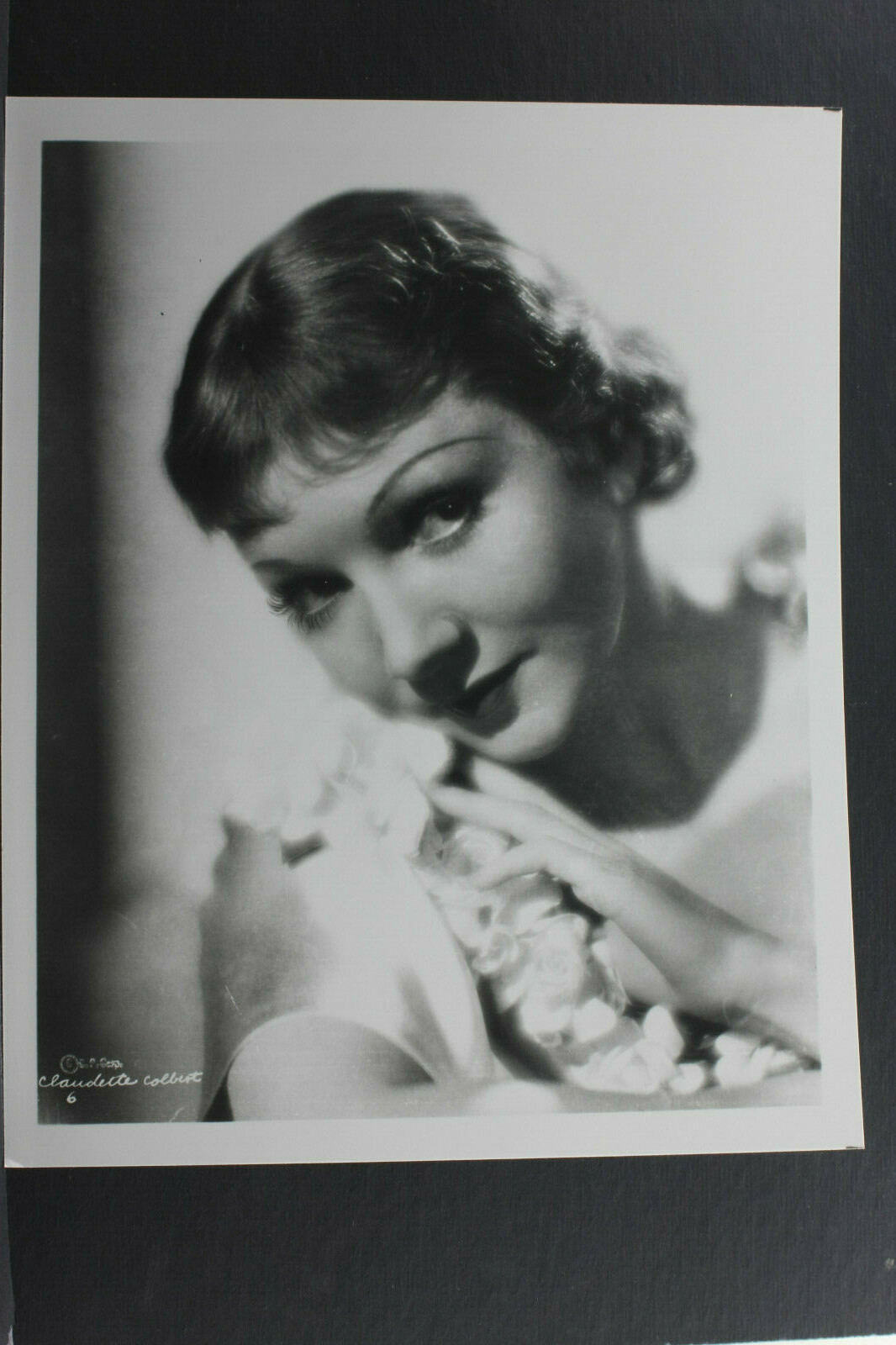 Claudette Colbert Young Side Eye Head Shot - 8x10" Photo Print ...