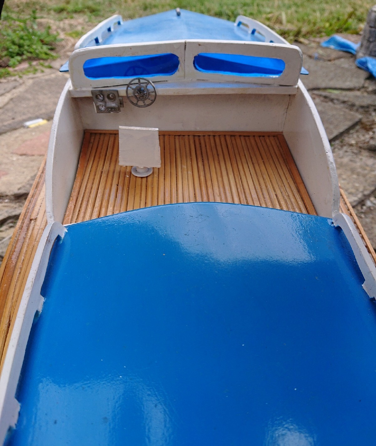 Vintage Aerokits Sea Commander Model Wooden RC Motor Boat Collection ...