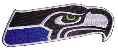 New NFL Seattle Seahawks Logo embroidered iron on patch. i4 | eBay