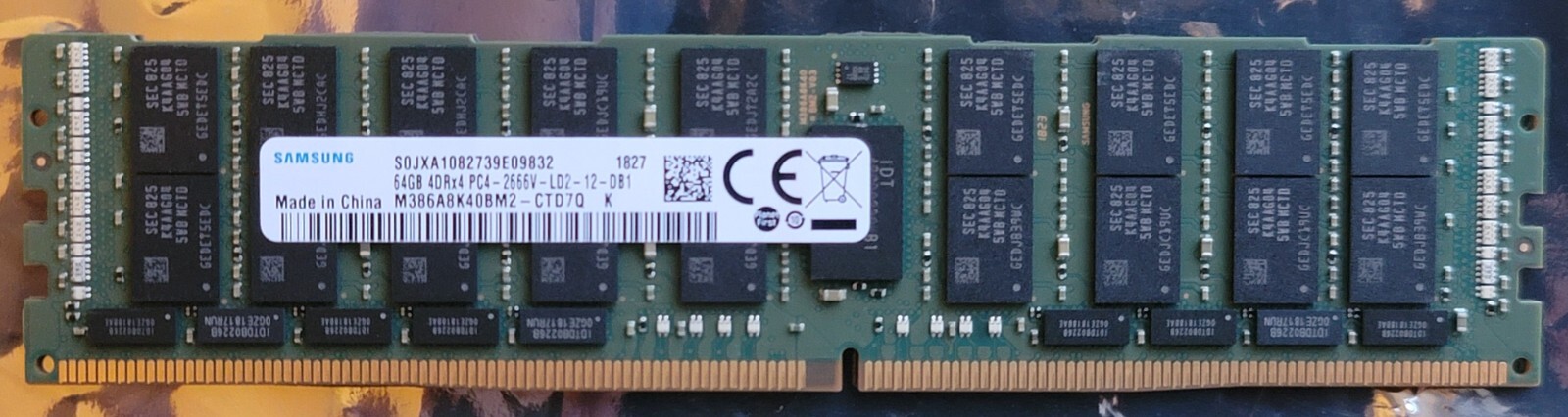 Samsung M386A8K40BM2-CTD M386A8K40BM2-CTD7Q 64GB PC4-21300 2666MHz DDR4 ...
