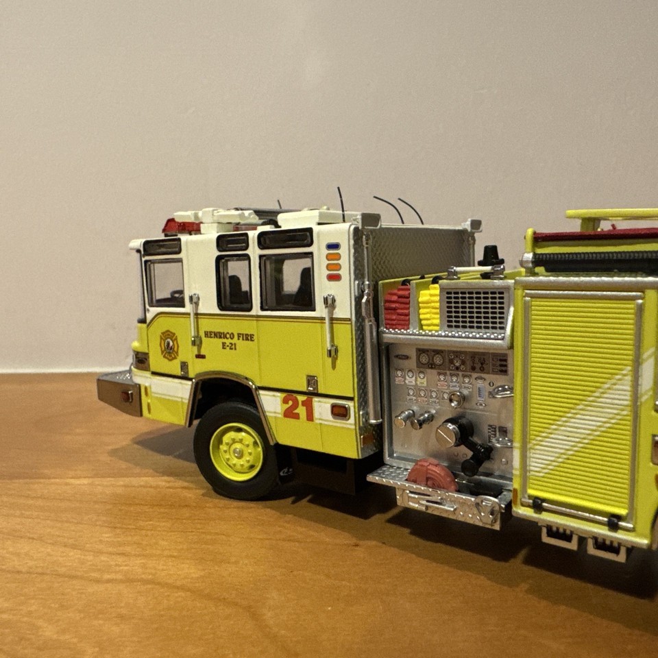 TWH Henrico County Fire Dept VA Engine 21 1/50 Diecast Pierce Quantum ...