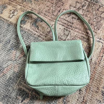 Anthropologie Remi & Reid Mint Green Textured Mini Backpack | eBay