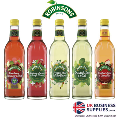 Robinsons Fruit Cordial Mix n Match Variant Natural Squash Glass ...