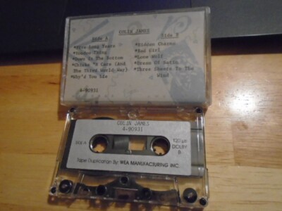 RARE PROMO Colin James 1st CASSETTE TAPE blues rock 1988 Danny ...