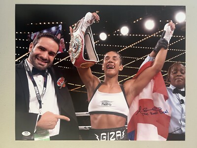 Amanda Serrano Signed 16x20 Photo Boxing Champion "The Real Deal" PSA ...