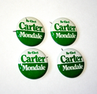 4 Carter Mondale Re-Elect Presidential Political Campaign Button Pin ...