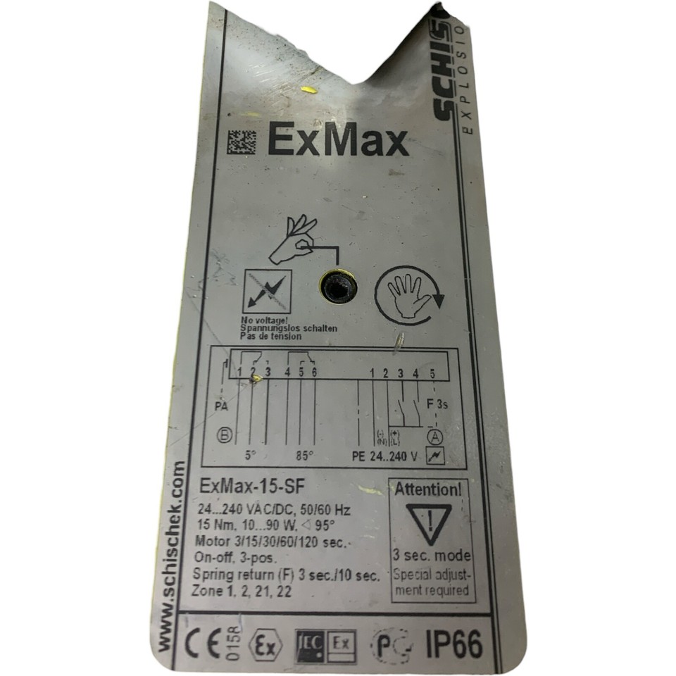 KABEL GESCHNITTEN!! SCHISCHEK ExMax Klappenantrieb ExMax-15-SF | eBay